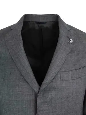 TOMBOLINI Three-button Wool Suit - Grey