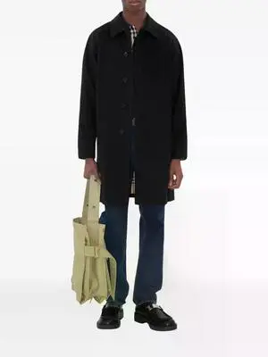Burberry Mid-length Camden Heritage Car Coat - Black
