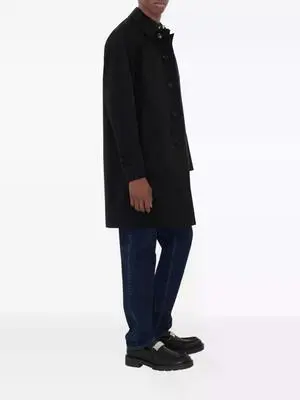 Burberry Mid-length Camden Heritage Car Coat - Black