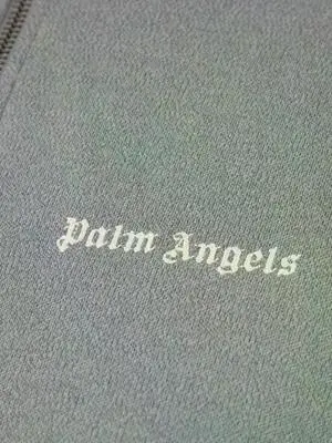 Palm Angels Track-stripe Zip-up Sweatshirt