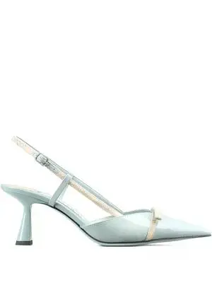 JIMMY CHOO Slingback Leather Pumps