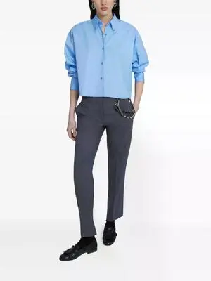 Ermanno Scervino Button-down Cropped Shirt