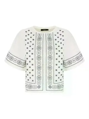 Max Mara Elodia Embroidered Blouse