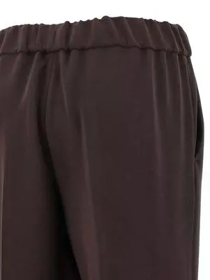 Alberto Biani Cady Elastic-waistband Straight Trousers