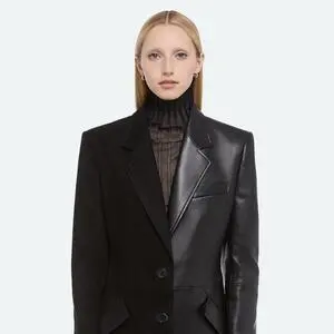 Helmut Lang Bisected Apex Leather Jacket