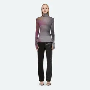 Helmut Lang Printed Turtleneck