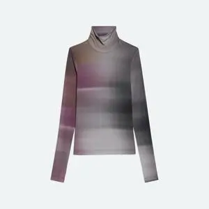 Helmut Lang Printed Turtleneck
