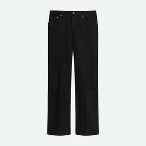 Helmut Lang Zip Carpenter Jeans - Rinsed Black