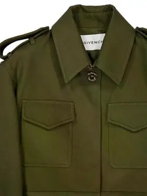 Givenchy Cropped Military Jacket