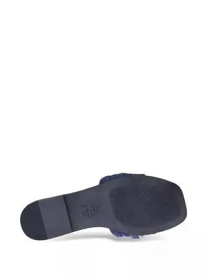 KENNEL&SCHMENGER Denim Flat Sandals