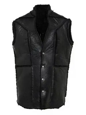 Rick Owens Leather Vests For Men