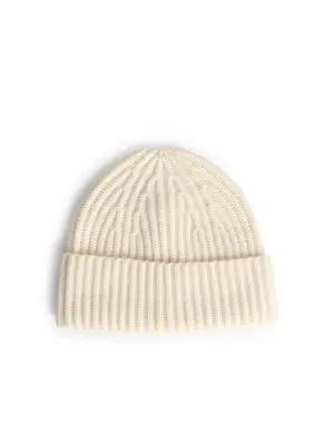 LISA YANG Martigny Cashmere Beanie Beige
