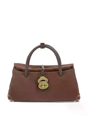 ZANELLATO Top-handle Clasp-closure Tote Bag