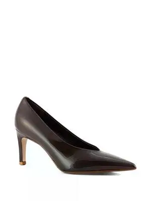 SERGIO LEVANTESI 55mm Leather Pointed-toe Pumps - Brown