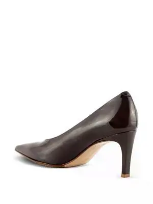 SERGIO LEVANTESI 55mm Leather Pointed-toe Pumps - Brown