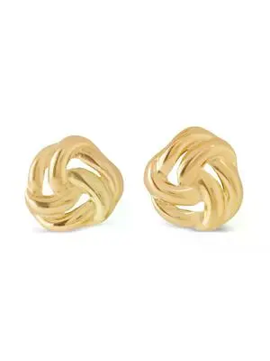 YSSO Knot Design Earrings - Gold