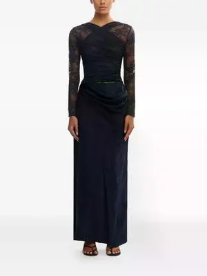 Significant Other Nida Draped Maxi Skirt