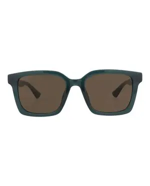Gucci Square-frame Injection Sunglasses - Blue Blue Brown (gg1582sk/30014855/003)