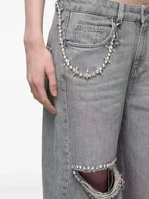 AREA Crystal-embellished Wallet Chain