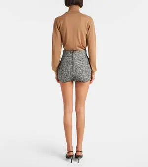 Dolce & Gabbana Wool And Silk-blend High-rise Shorts