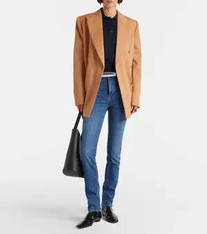 FRAME Pencil High-rise Slim Jeans