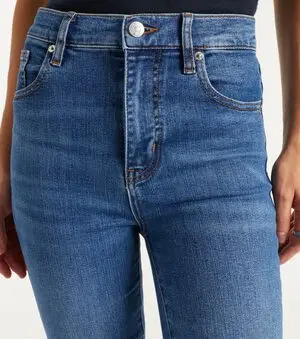 FRAME Pencil High-rise Slim Jeans