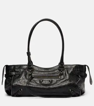 Balenciaga Le City East-west Medium Shoulder Bag - Black