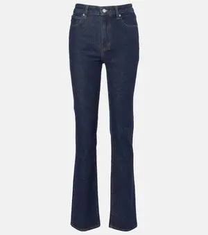 FRAME Ruler Mid-rise Straight Jeans