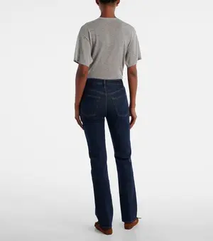 FRAME Ruler Mid-rise Straight Jeans