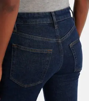 FRAME Ruler Mid-rise Straight Jeans