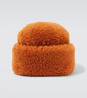 Sacai Wool Hat - Orange