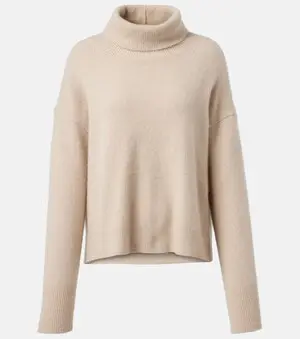 JOSEPH Cashmere Turtleneck Sweater - Beige