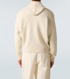 LEMAIRE Hooded Alpaca And Wool-blend Sweater