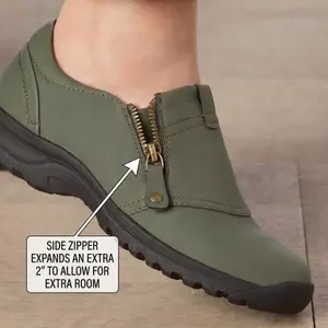 COMFORTVIEW Aidan Zip-up Flat