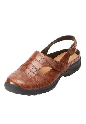 COMFORTVIEW The Mariam Slingback By - Brown