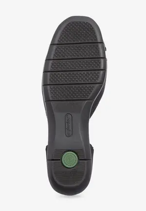 COMFORTVIEW The Cheryl Stretch Neoprene Flat - Black