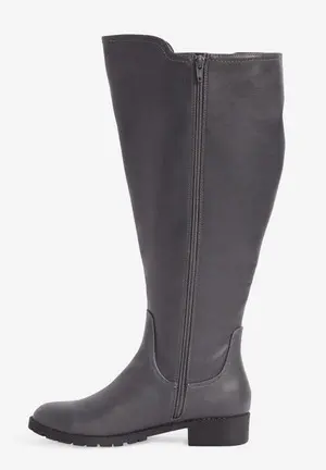 COMFORTVIEW The Milan Wide Calf Boot - Grey