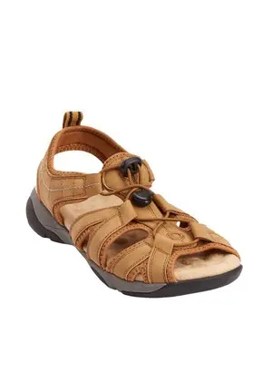 COMFORTVIEW Trek Fisherman Sandals - Tan