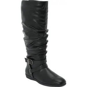 COMFORTVIEW Arya Wide Calf Boots - Black