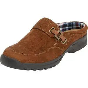COMFORTVIEW The Joy Slip On Mule Cognac