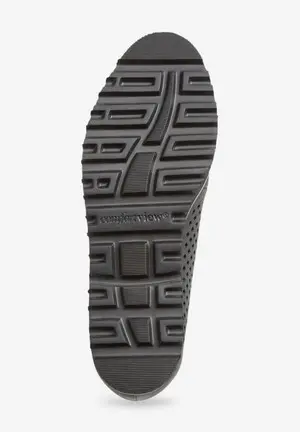 COMFORTVIEW The Essence Slip-on Loafer With Perforated Upper And Lug Sole - Black