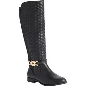 COMFORTVIEW Viona Tall Wide Calf Boots - Black
