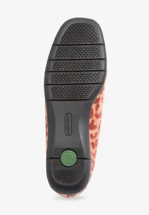 COMFORTVIEW The Thayer Slip-on Flat With Metallic Chain Detail - Leopard