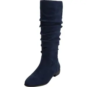 COMFORTVIEW The Shelly Wide Calf Boot - Navy