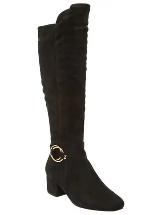 COMFORTVIEW The Ruthie Wide Calf Boot - Black