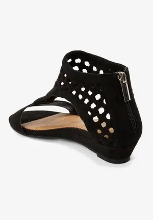 COMFORTVIEW The Harper Sandal - Black