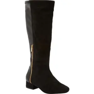 COMFORTVIEW Ivana Wide Calf Boots - Black