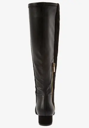 COMFORTVIEW Ivana Wide Calf Boots - Black