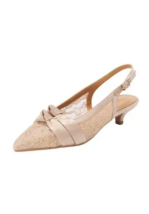 COMFORTVIEW The Poppy Slingback - Champagne