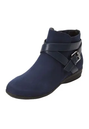 COMFORTVIEW The Bronte Bootie - Navy